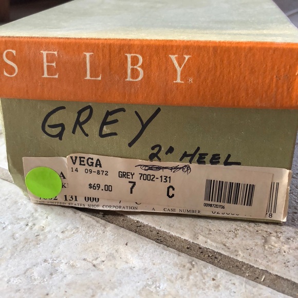 Selby | Shoes | Selby Grey 2 Heel Vintage Original Package | Poshmark